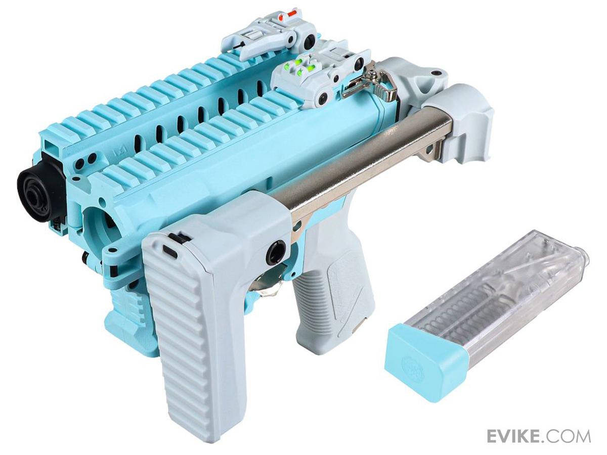 G&G FAR 9 Rapid Folding PCC Airsoft AEG Rifle (Color: Macaron Blue ...