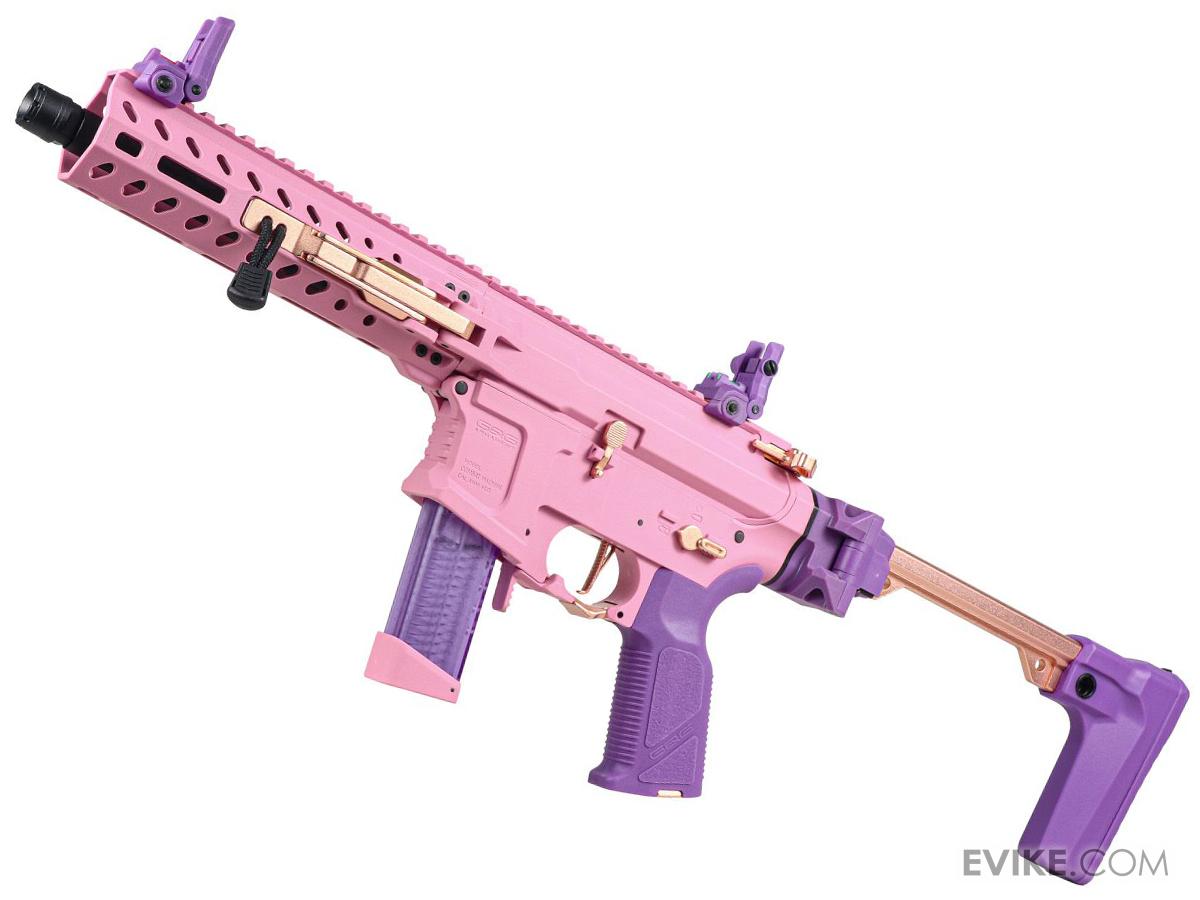 G&G FAR 9 Rapid Folding PCC Airsoft AEG Rifle (Color: Pink), Airsoft ...