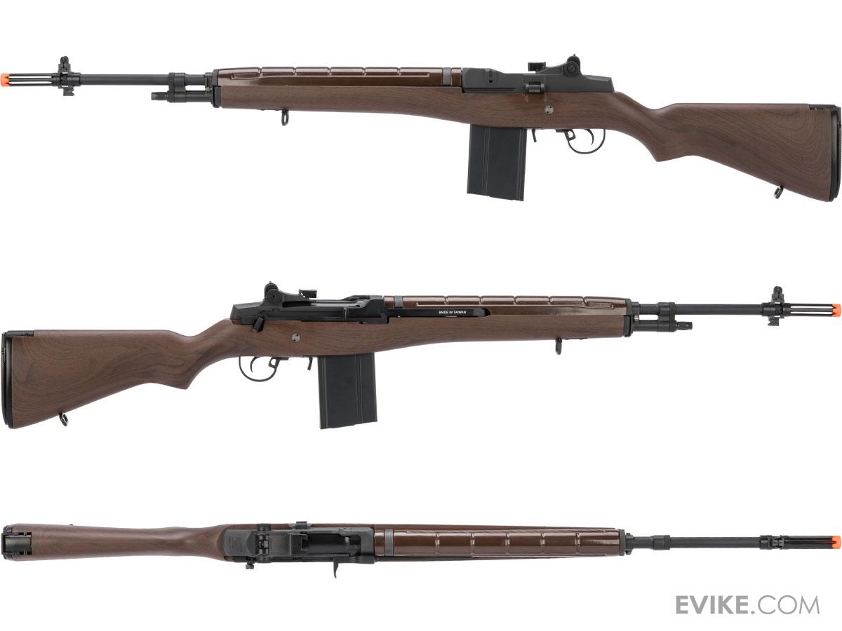 G&G Top Tech M14 Veteran Version w/ Real Wood Stock Airsoft AEG Rifle (Package: Rifle), Airsoft ...