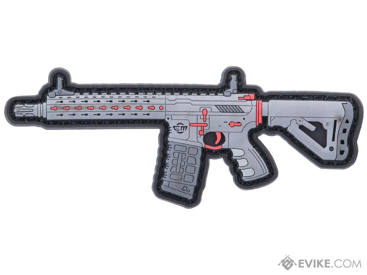 G&G IFF Hook & Loop PVC Airsoft Gun Patch (Model: CM16 SRXL RED ...
