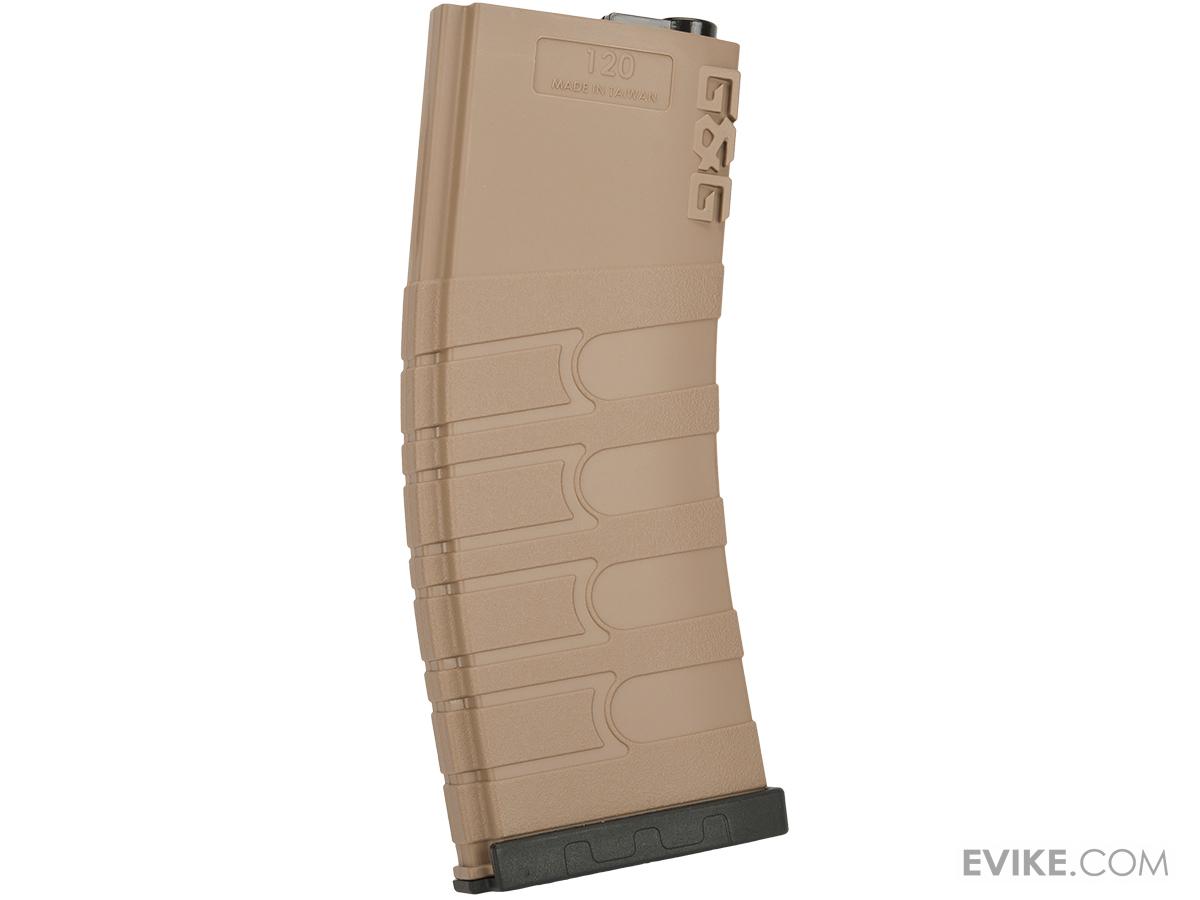 G&G Polymer 120rd Mid-Cap Magazine for M4 / M16 Series Airsoft AEG ...