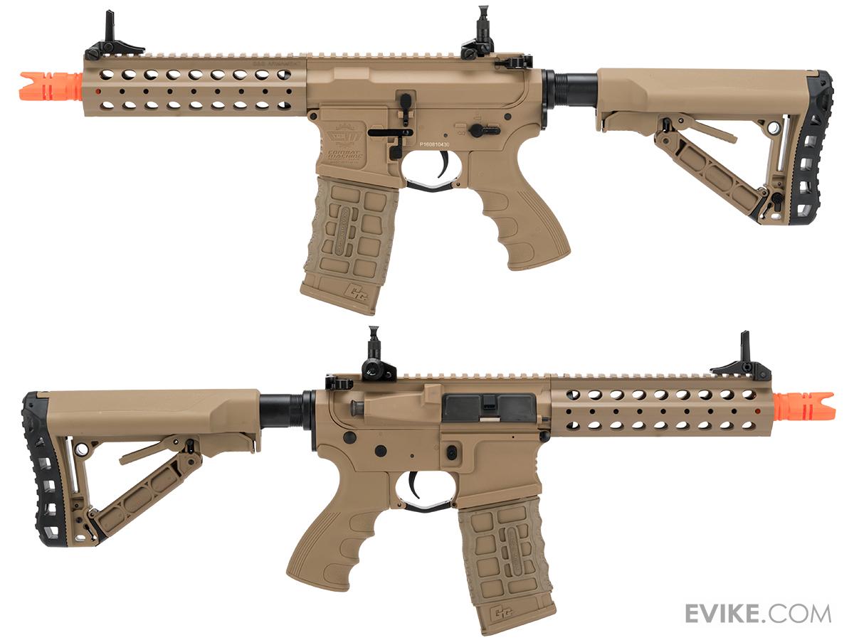 G&G FFR CM16 A2 Airsoft AEG w/ 7.5" Handguard (Package: Desert / Gun ...