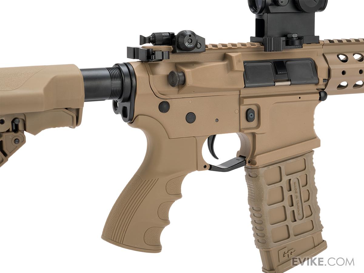 G&G FFR CM16 A2 Airsoft AEG w/ 7.5" Handguard (Package: Desert / Gun ...