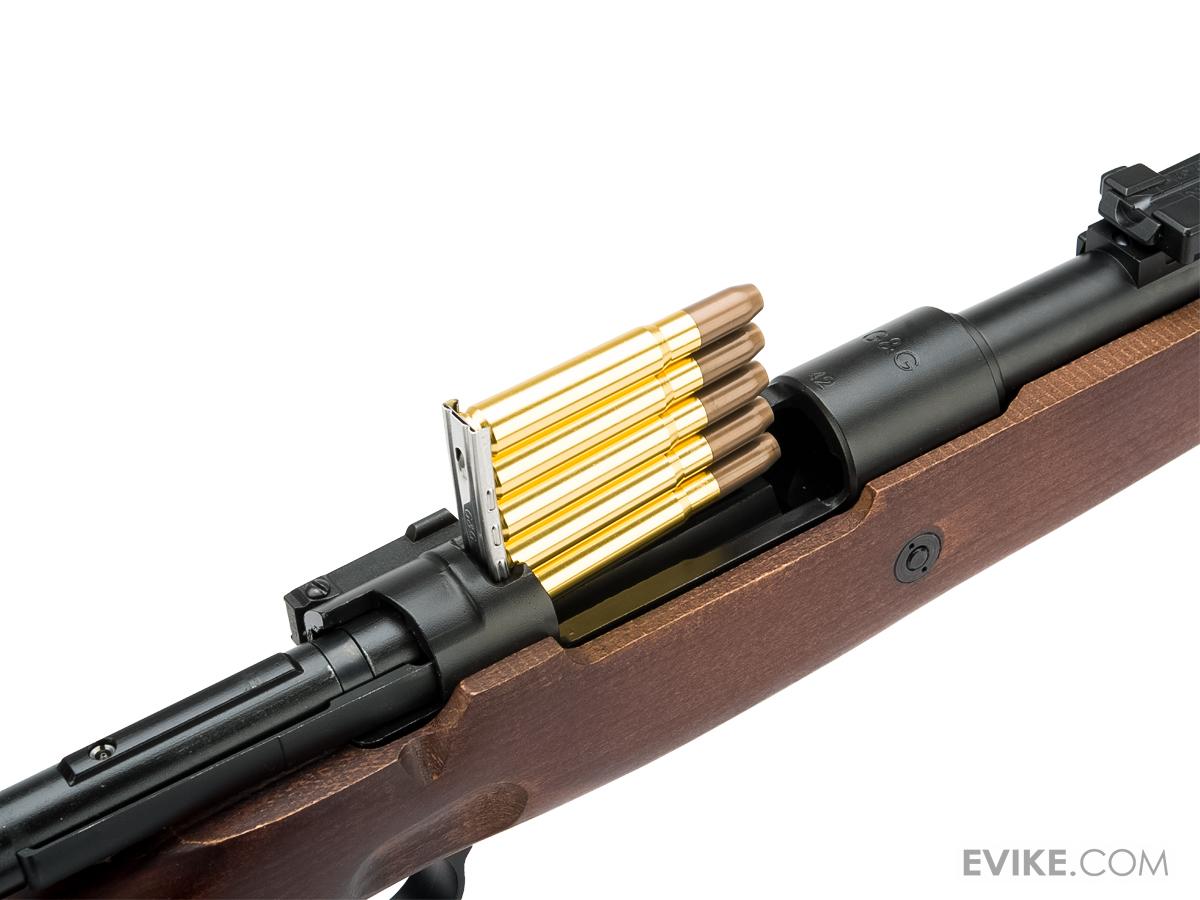 G&G Armament Gas Powered G980K Shell Ejecting Airsoft Rifle with Real Wood Stock, Airsoft Guns ...