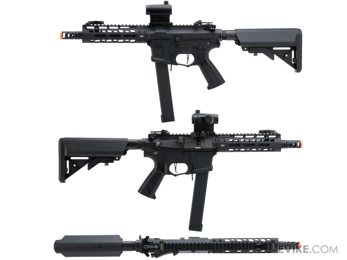 G&G Limited Edition CM16 PCC9 CQB Carbine Airsoft AEG (Package: Black ...