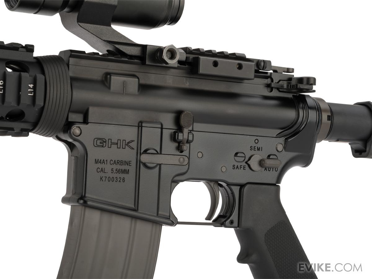 GHK M4 V2 RIS Full Metal Airsoft Gas Blowback GBB Rifle (Length: 10.5"), Airsoft Guns, Gas ...