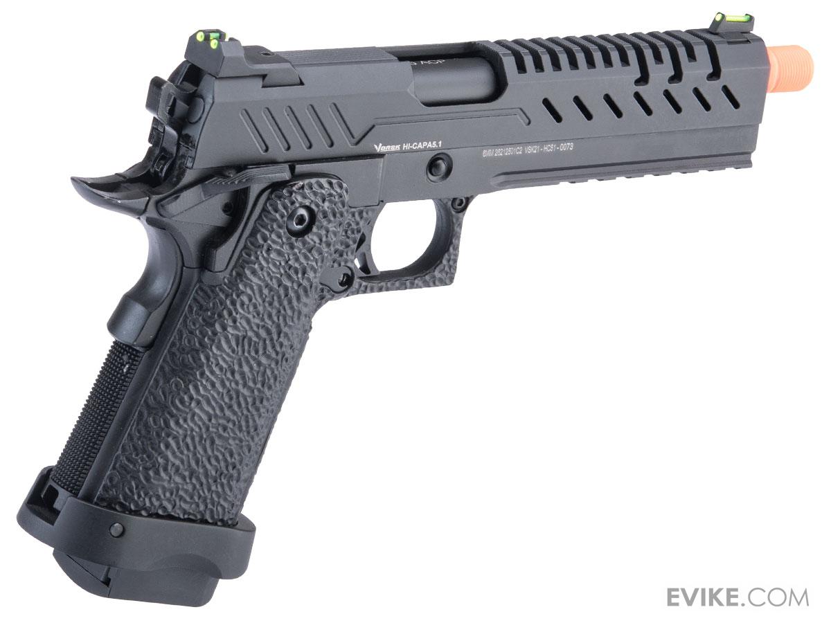 Vorsk Hi-Capa 5.1 Gas Blowback Pistol (Color: Black), Airsoft Guns, Gas ...