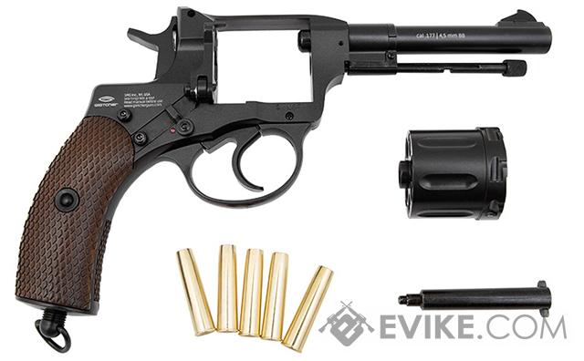 Gletcher NGT-F Co2 Powered .177mm Air Gun Revolver (Color: Silver ...