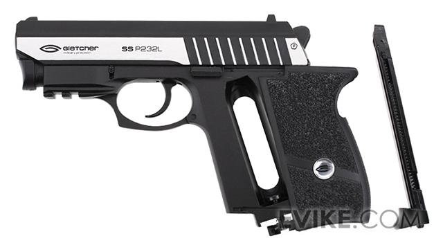 Gletcher SS P232L CO2 Powered Airgun with Integrated Laser (4.5mm Air ...
