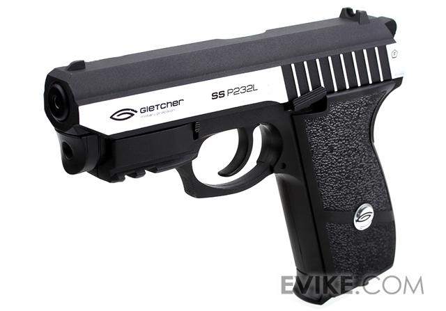 Gletcher SS P232L CO2 Powered Airgun with Integrated Laser (4.5mm Air ...