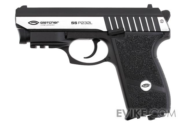 Gletcher SS P232L CO2 Powered Airgun with Integrated Laser (4.5mm Air ...