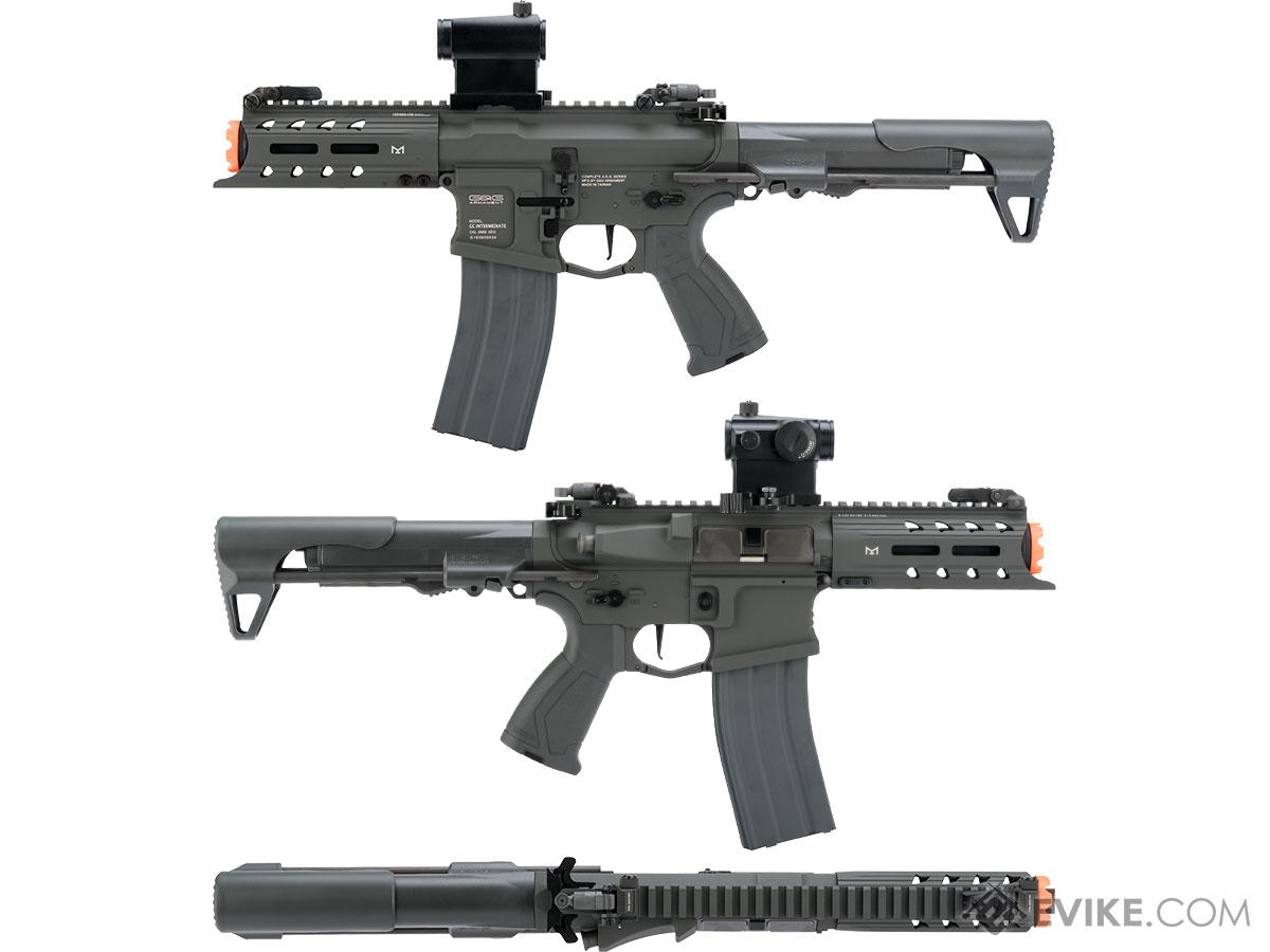 G&G ARP 556 Full Metal M4 Airsoft PDW AEG (Package: Battleship Grey / Gun Only), Airsoft Guns ...