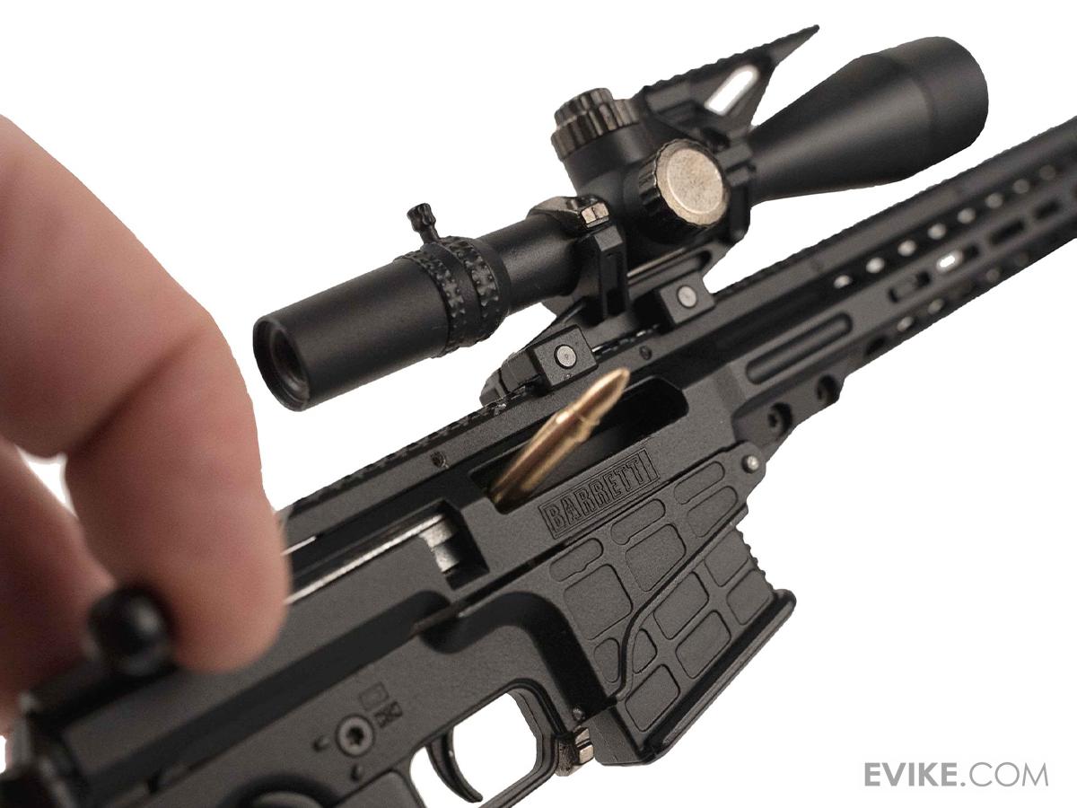 GoatGuns Barrett Licensed 1:3 Scale Die-Cast Model (Model: MK-22 MRAD / Black), MORE, Action ...