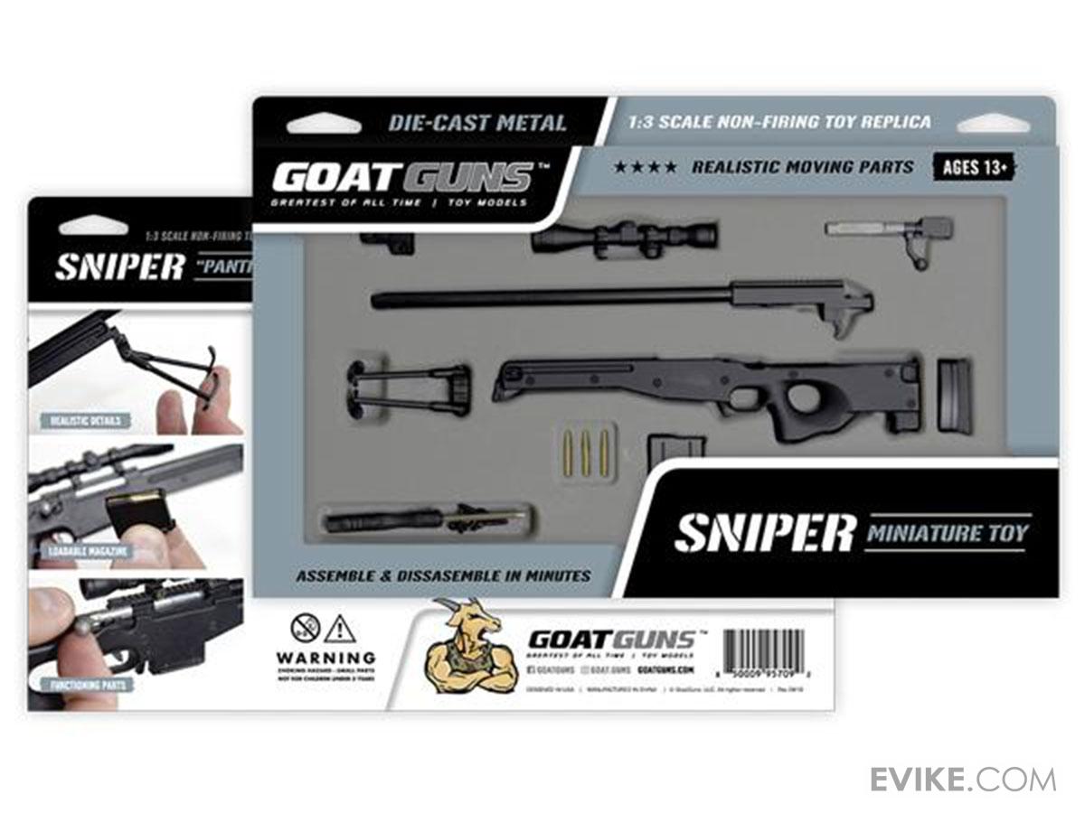 GoatGuns 1:3 Scale Die-Cast Model (Model: Sniper / Black), MORE, Action ...