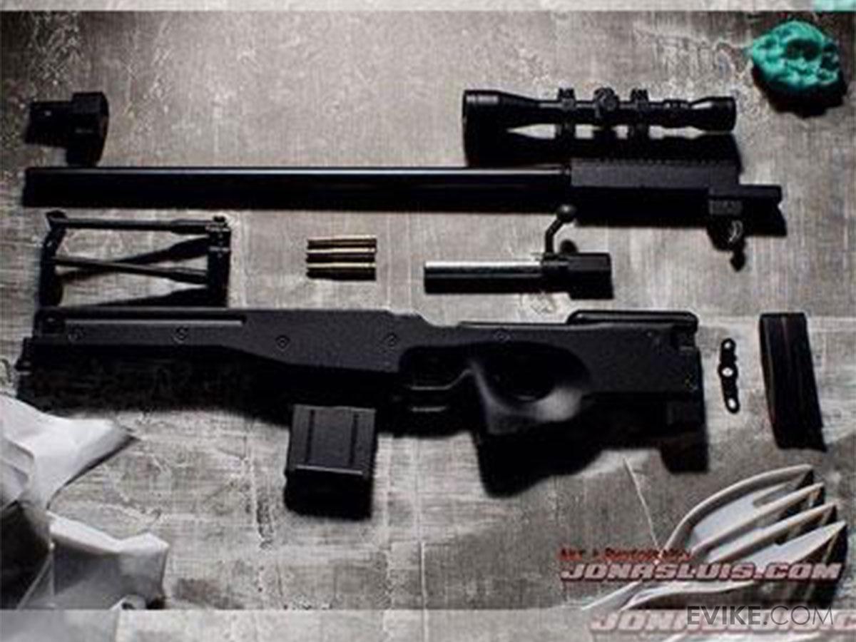 GoatGuns 1:3 Scale Die-Cast Model (Model: Sniper / Black), MORE, Action ...