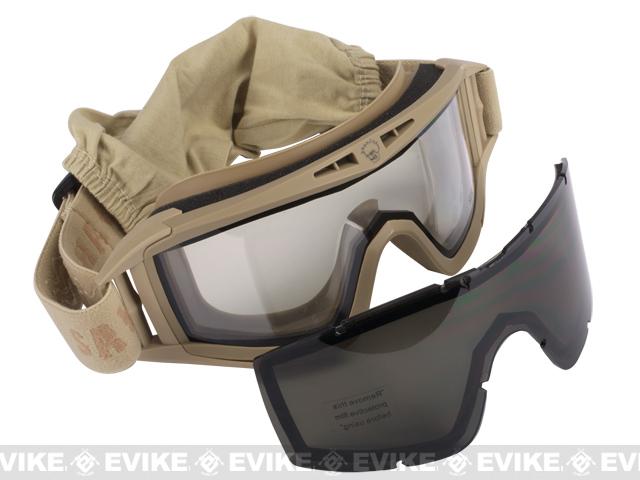 z Save Phace Tactical Eye Protection Elite Series Goggles w/ Smoke and ...