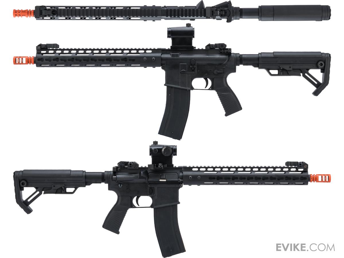 Golden Eagle M4 W/ MLOK Rail Full Size Polymer Airsoft GBB Rifle (Type ...