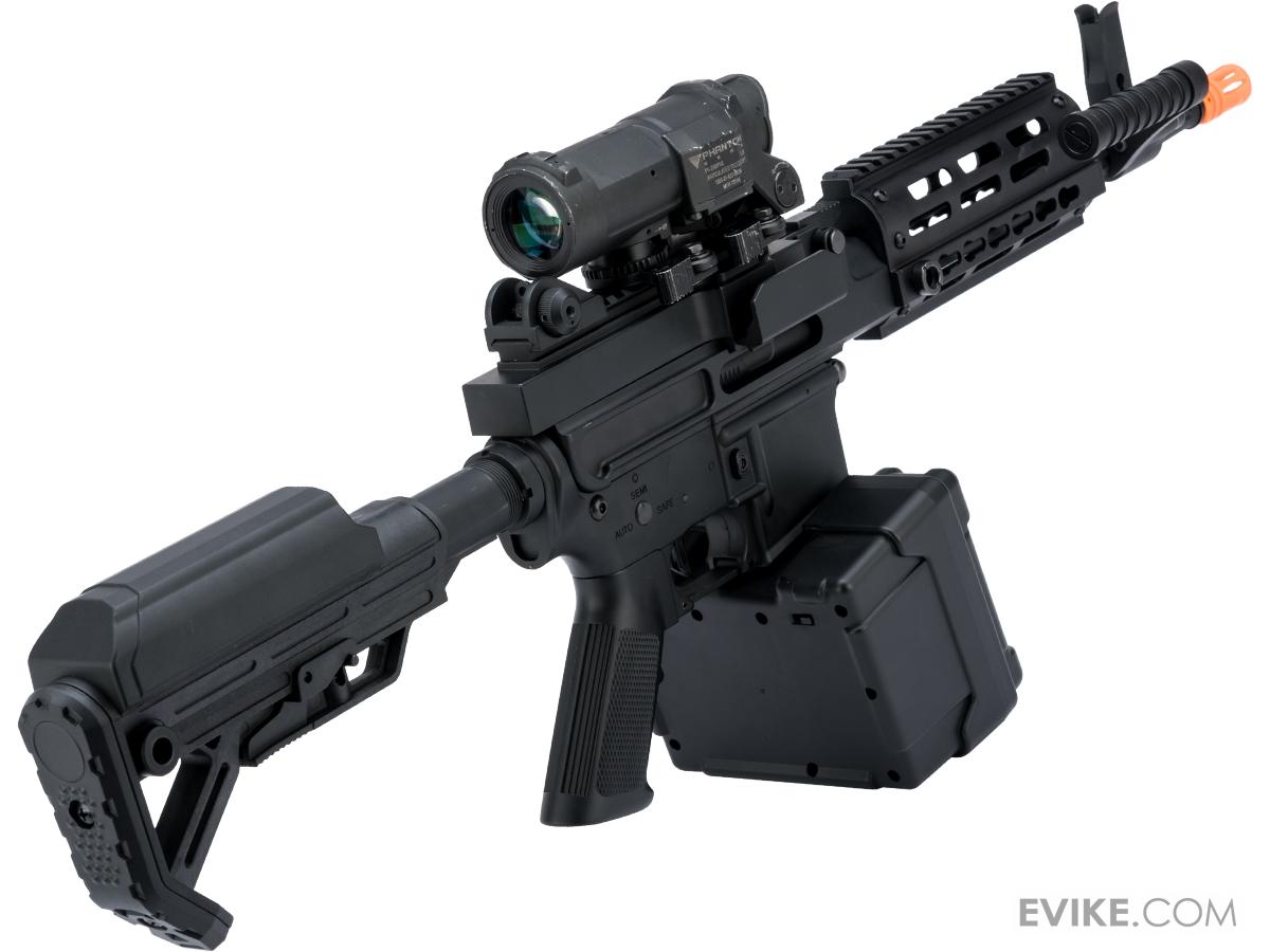 Matrix Golden Eagle AR LMG Airsoft AEG Light Machine Gun (Length: 12.5 ...