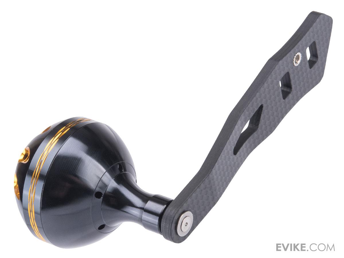 Gomexus Carbon Reel Handle w/ Round Power Knob for Baitcasting Reel ...