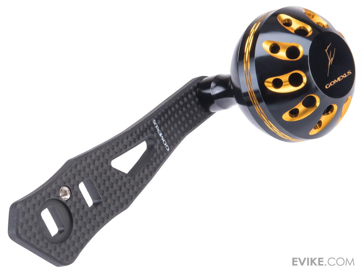 Gomexus Carbon Reel Handle w/ Round Power Knob for Baitcasting Reel ...