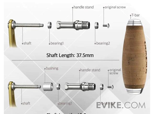 Gomexus T-bar Cork Power Knob (Model: CT100 / 100mm), MORE, Fishing ...