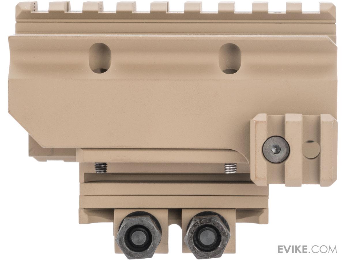 Matrix 30mm Height Adjustable Sniper Scope Mount w/ Railed Hood for ...