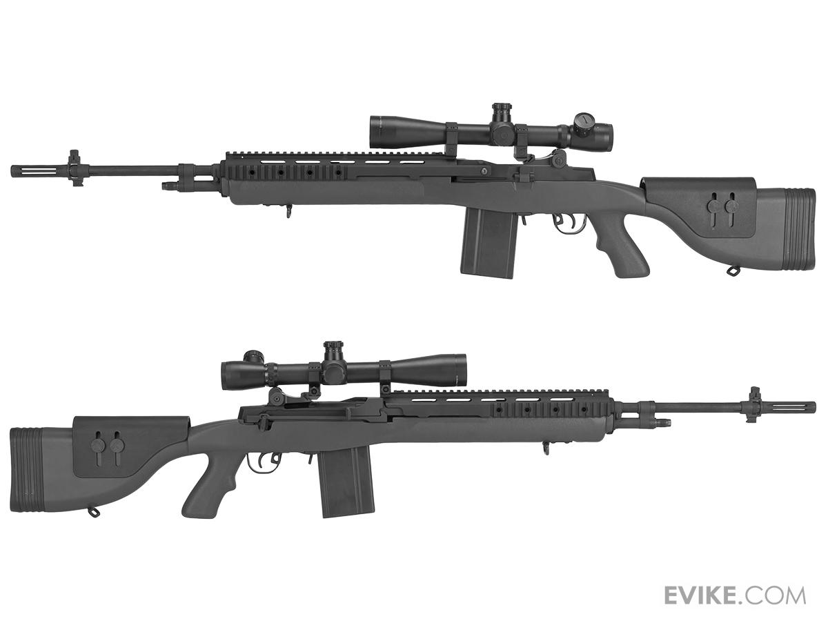 G&P M14 DMR Custom Airsoft AEG Sniper Rifle w/ Red Dot Scope (Package ...