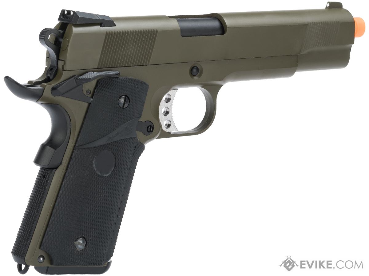 WE-Tech Gen2 Heavy Weight 1911 MEU Airsoft GBB Pistol (Color: OD Green ...