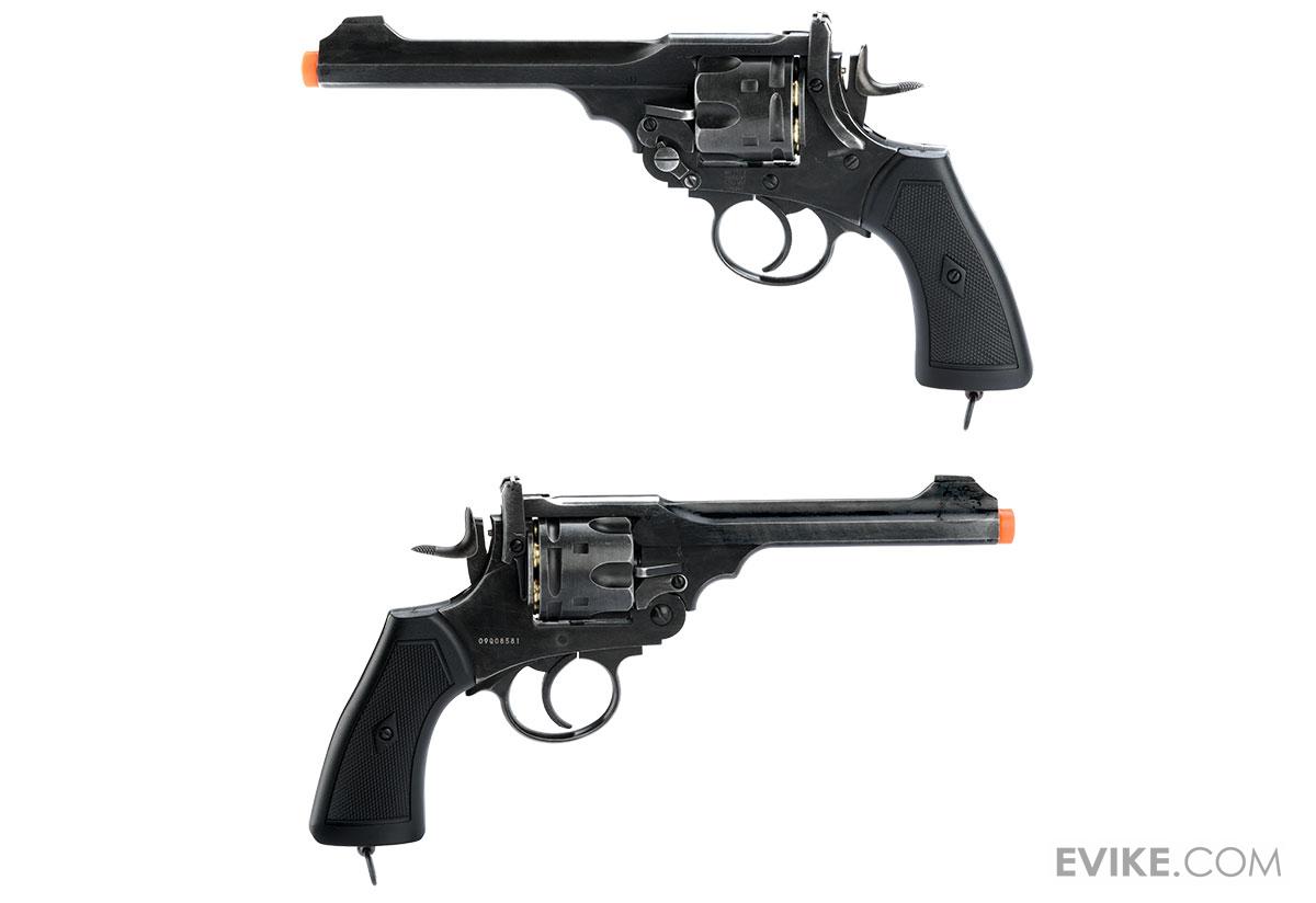 English Webley Licensed MK VI Airsoft Revolver by Win Gun (Color ...