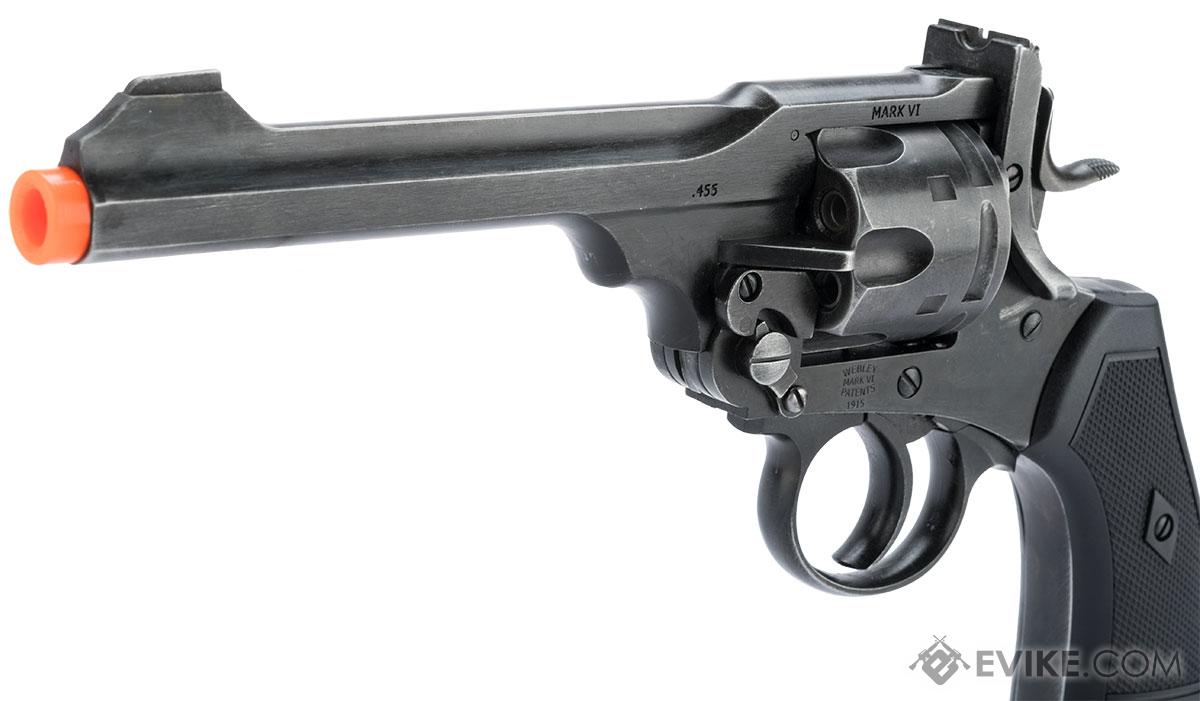 English Webley Licensed MK VI Airsoft Revolver by Win Gun (Color ...