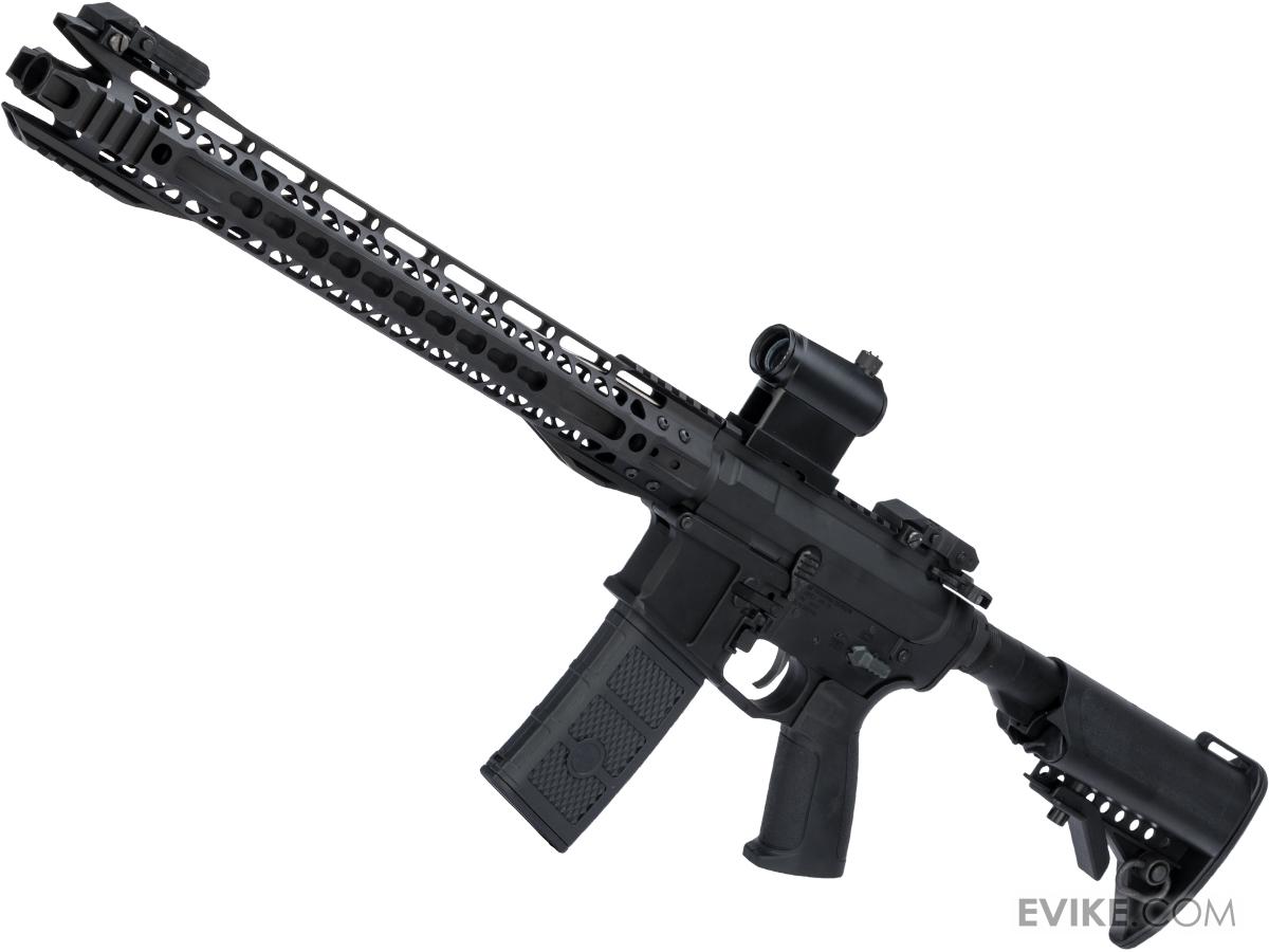 G&P M4 SBR AEG096 Airsoft AEG with 16.2" Keymod Handguard (Color: Black ...