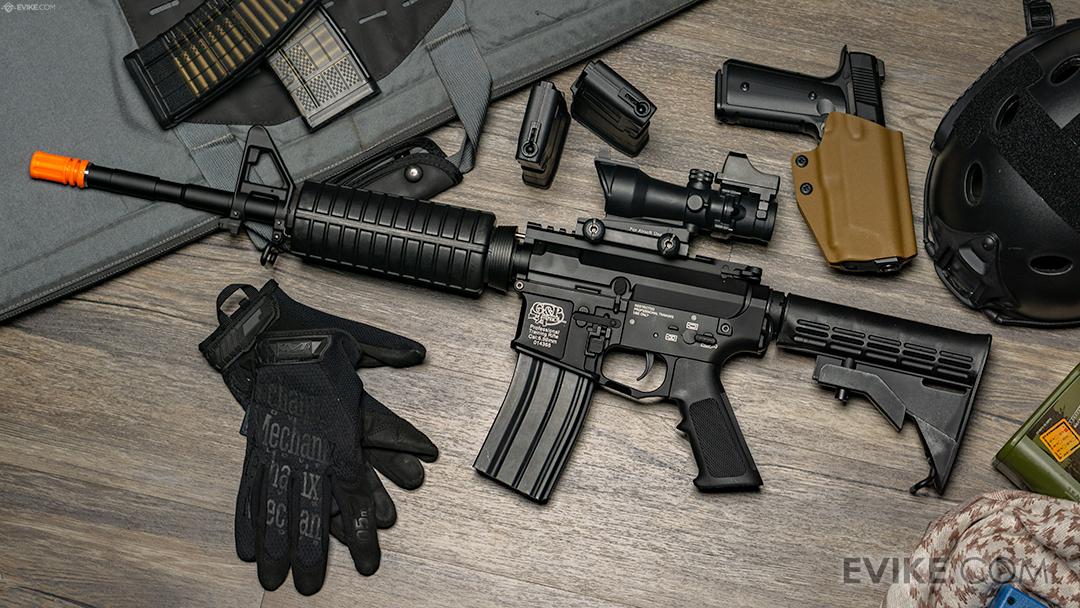G&P Full Metal "Billet Style" M4 Carbine AEG w/ LE Stock (Model: Black ...