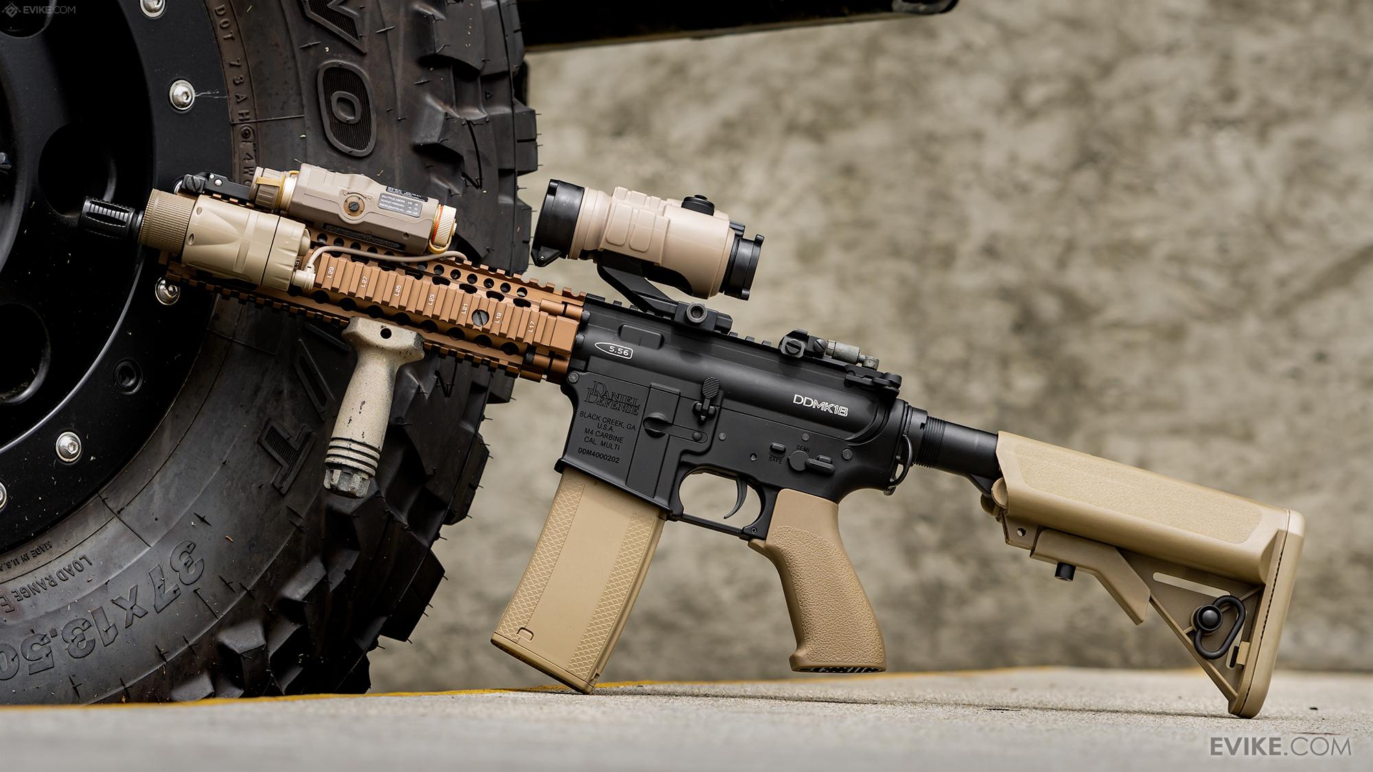 EMG MK18 Custom Airsoft AEG w/ i5 Gearbox and DD Receiver / Handguard ...