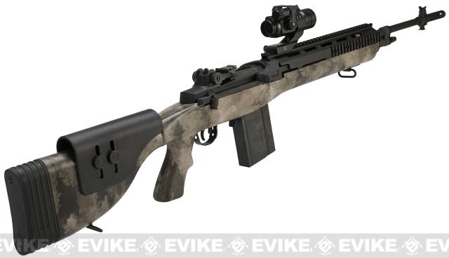 G&P Full Metal M14 Socom-16 DMR Custom Airsoft AEG Sniper Rifle - Arid ...