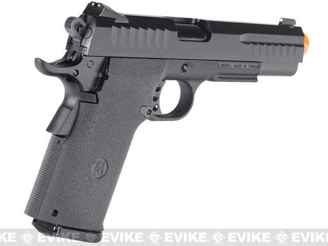 KJW Full Metal KP08 Tactical Custom Hi-Capa Airsoft GBB Pistol, Airsoft ...