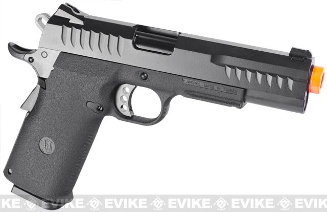 KJW Full Metal KP08 Tactical Custom Hi-Capa Airsoft GBB Pistol, Airsoft ...