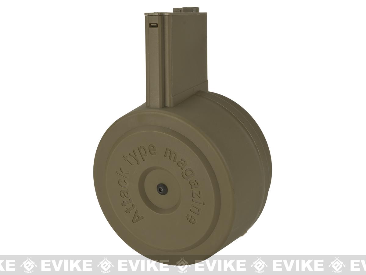 G&P "Attack Type" Electric Winding 1500 Round M4 Drum Magazine (Color ...