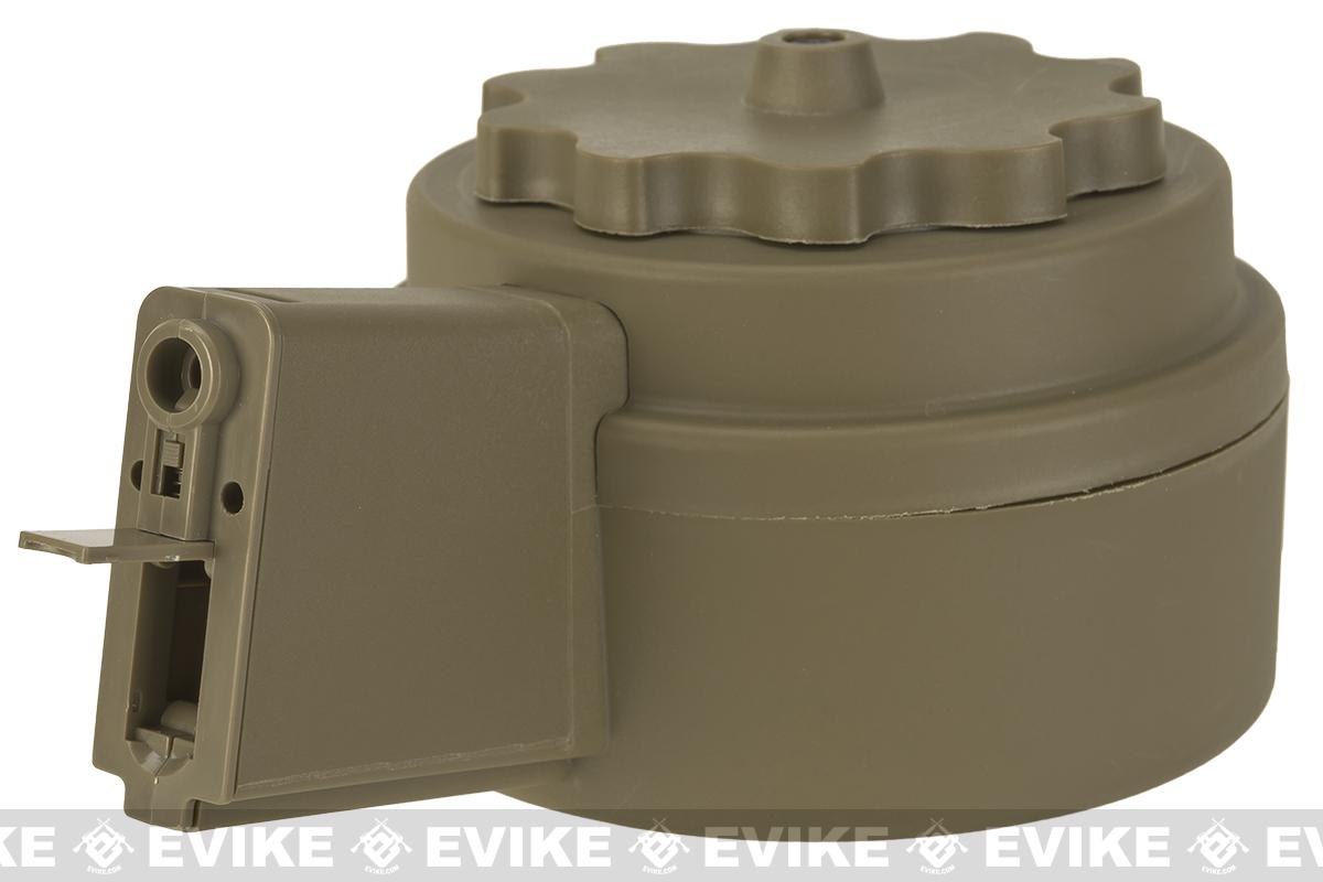 G&P "Attack Type" Electric Winding 1500 Round M4 Drum Magazine (Color ...