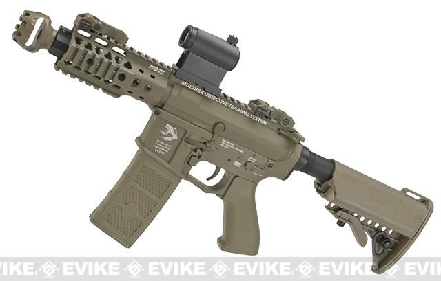 G&P M4 "Rapid" PDW Airsoft AEG Rifle (Package: Dark Earth / Add Battery ...