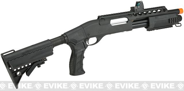 G&P M870 P.T.E. High Power Airsoft Shotgun - RAS Entry Shotgun, Airsoft ...