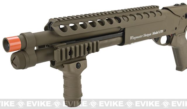 G&P PTS Magpul M870 Short Entry RAS CQB High Power Airsoft Shotgun - Desert | Evike.com