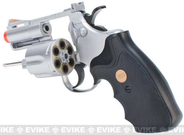 UHC C0bra Heavy Weight Gas Powered Revolver (Length: 2.5" / Silver with ...