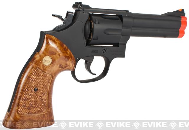 UHC Gas Powered 686 Airsoft Revolver (Length: 4" / Black / Imitation ...