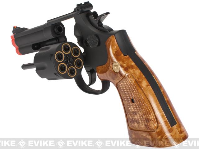 UHC Gas Powered 686 Airsoft Revolver (Length: 4" / Black / Imitation ...