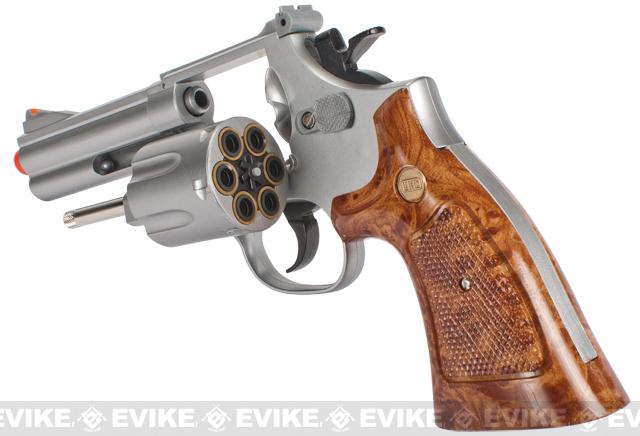 UHC Gas Powered 686 Airosft Revolver (Length: 4" / Silver / Imitation ...