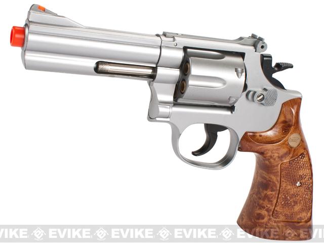 UHC Gas Powered 686 Airosft Revolver (Length: 4" / Silver / Imitation ...