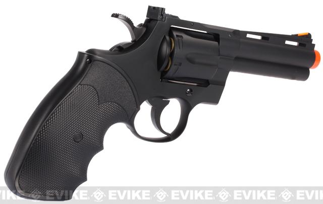 UHC Cobra Heavy Weight Gas Powered Revolver (Length: 4" / Black with ...