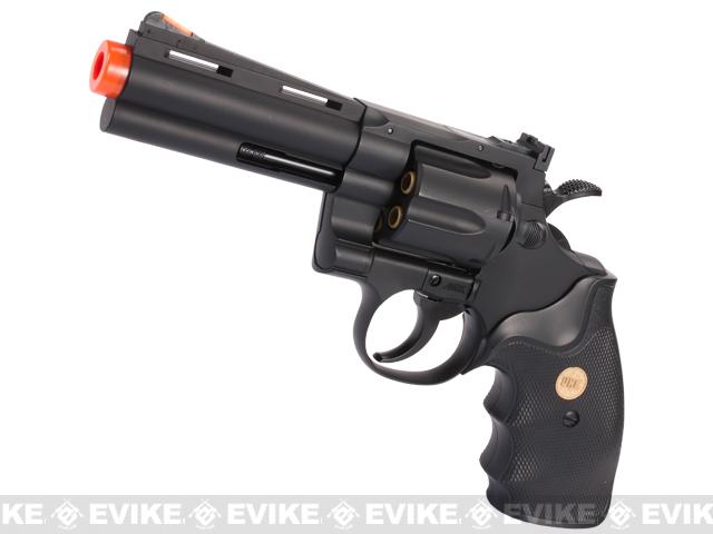 UHC Cobra Heavy Weight Gas Powered Revolver (Length: 4" / Black with ...