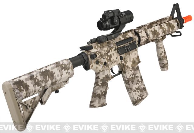 G&P M4 AOR-1 Desert Storm Special Edition CQB-R Airsoft AEG Rifle ...