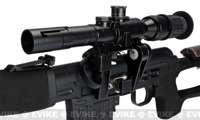 AIM Gas Blowback Russian Classic AK SVD Airsoft GBB Sniper Rifle w ...